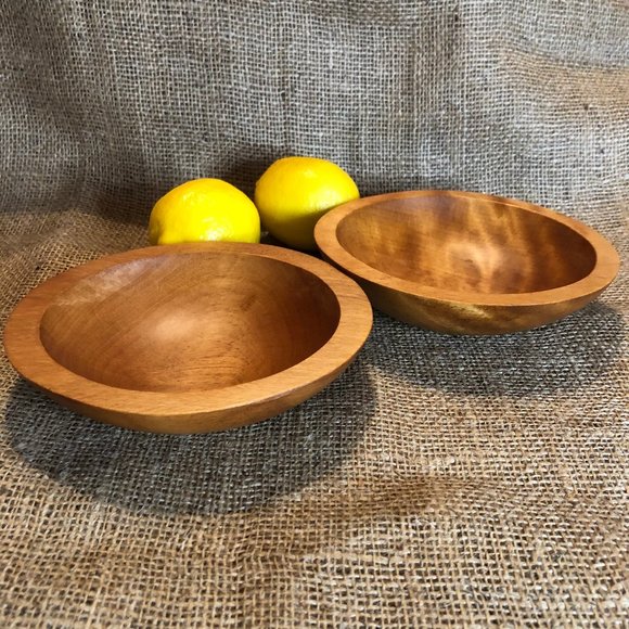 Baribocraft | Dining | Two Baribocraft Wood Bowls Vintage | Poshmark